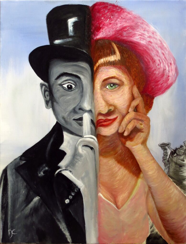 ‘Duality’ – Oil on Canvas ‣ nataliejcheetham.art